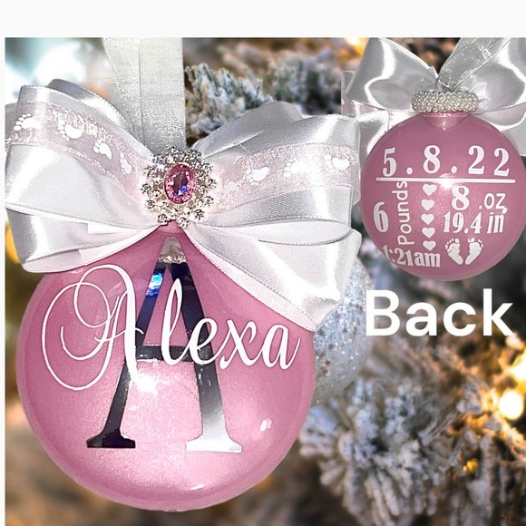 Hand Crafted | Holiday | Newborn Keepsake Ornament Babys First ...